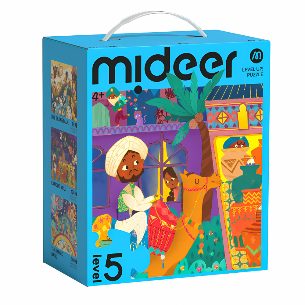 Mideer - Level Up Puzzles - Level 5: Fairytale World 99-140pcs - BrainPlay