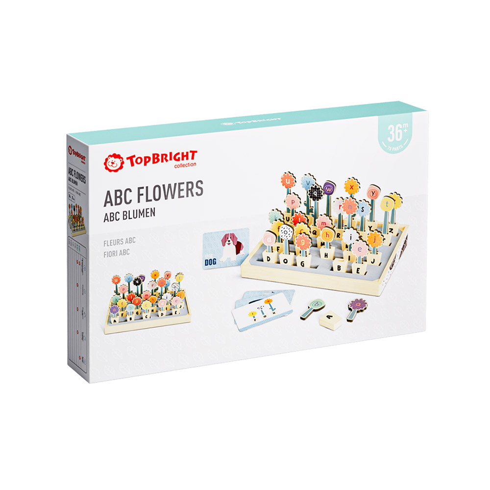 TopBright - ABC Flowers Spelling & Vocabulary Game with Activity Cards ...