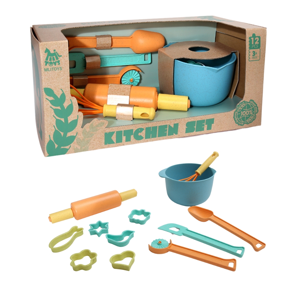 Mingli Toys - Pretend & Play - Baking Set - Eco-friendly - 12 Pieces ...