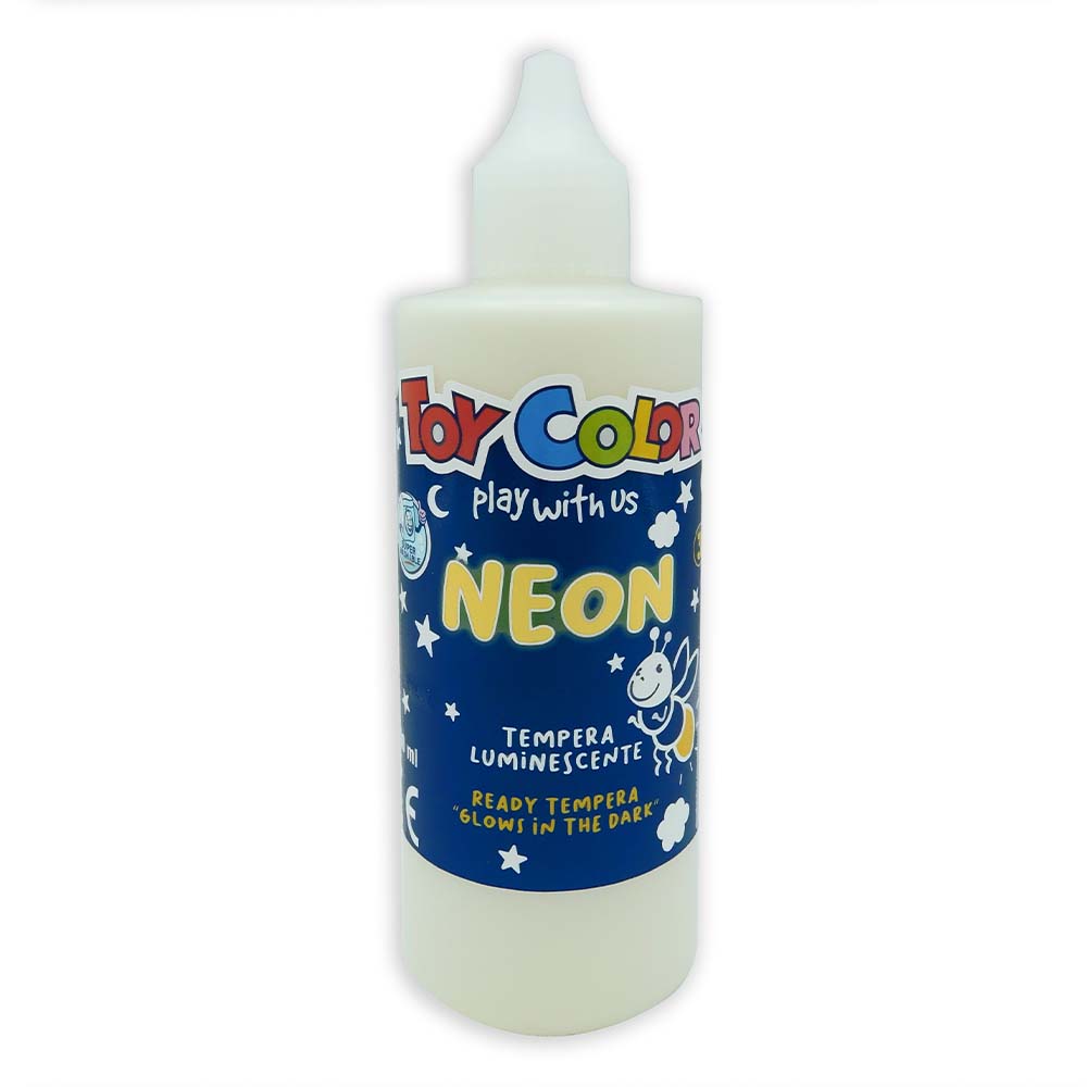 Toy Color - Glow-in-the-Dark Superwashable Ready-Mix Tempera Paint for ...