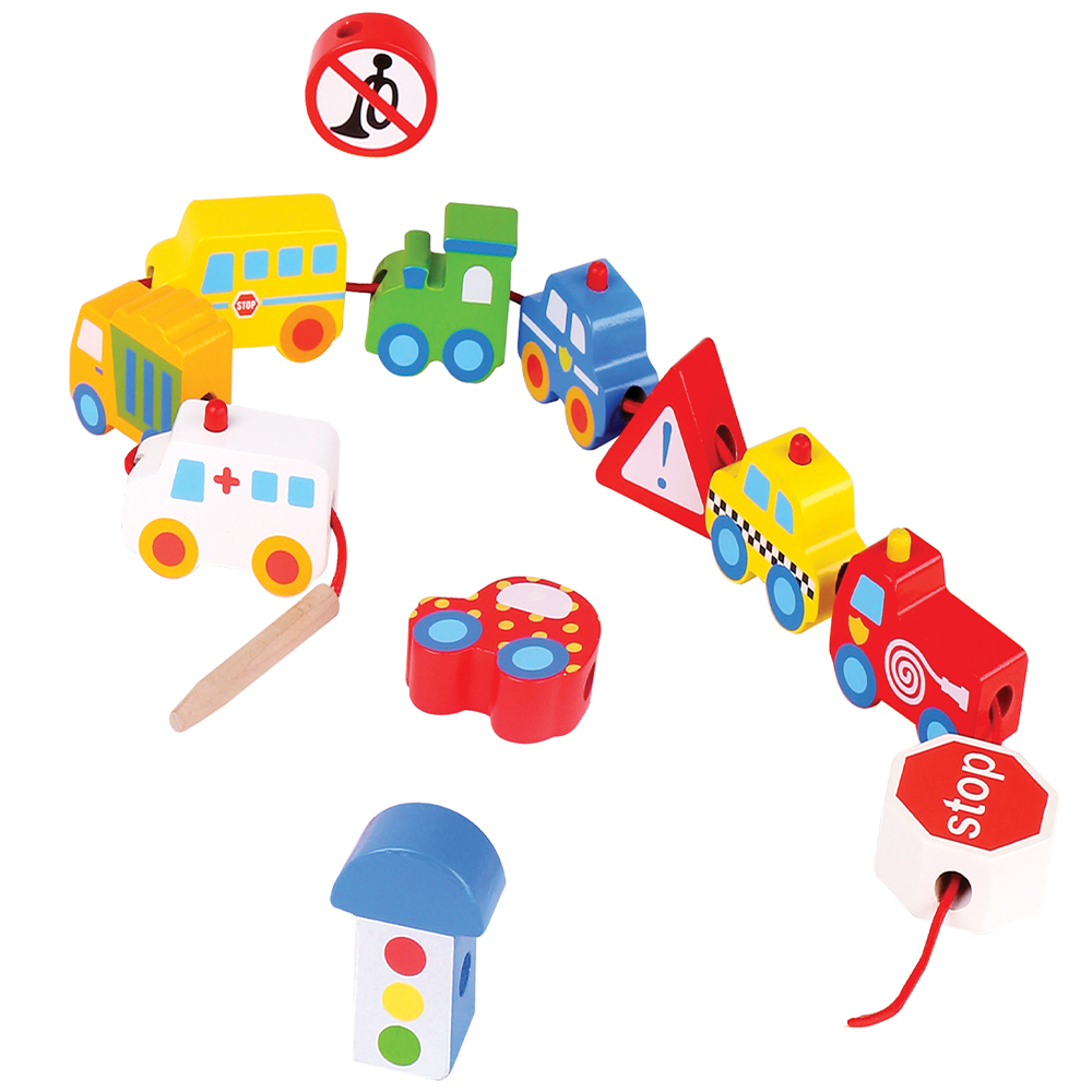 TookyToy - Lacing Transportation - BrainPlay
