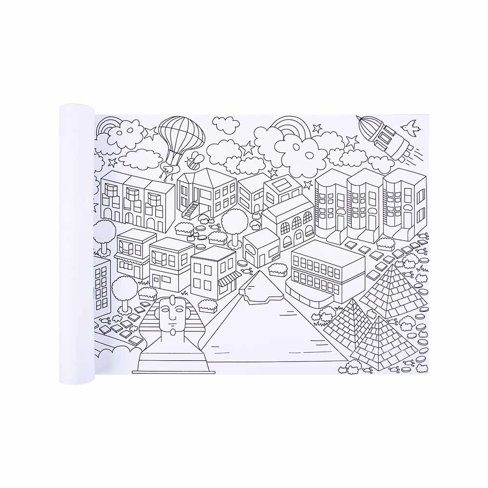 TookyToy - Colouring Roll - Cities Around The World - BrainPlay