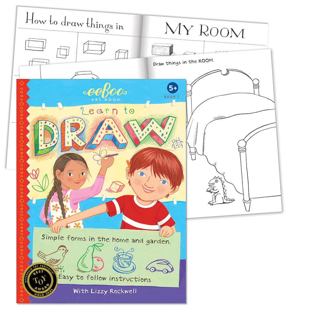 eeBoo - Art Drawing Book 1 - Learn to Draw Simple Forms - BrainPlay