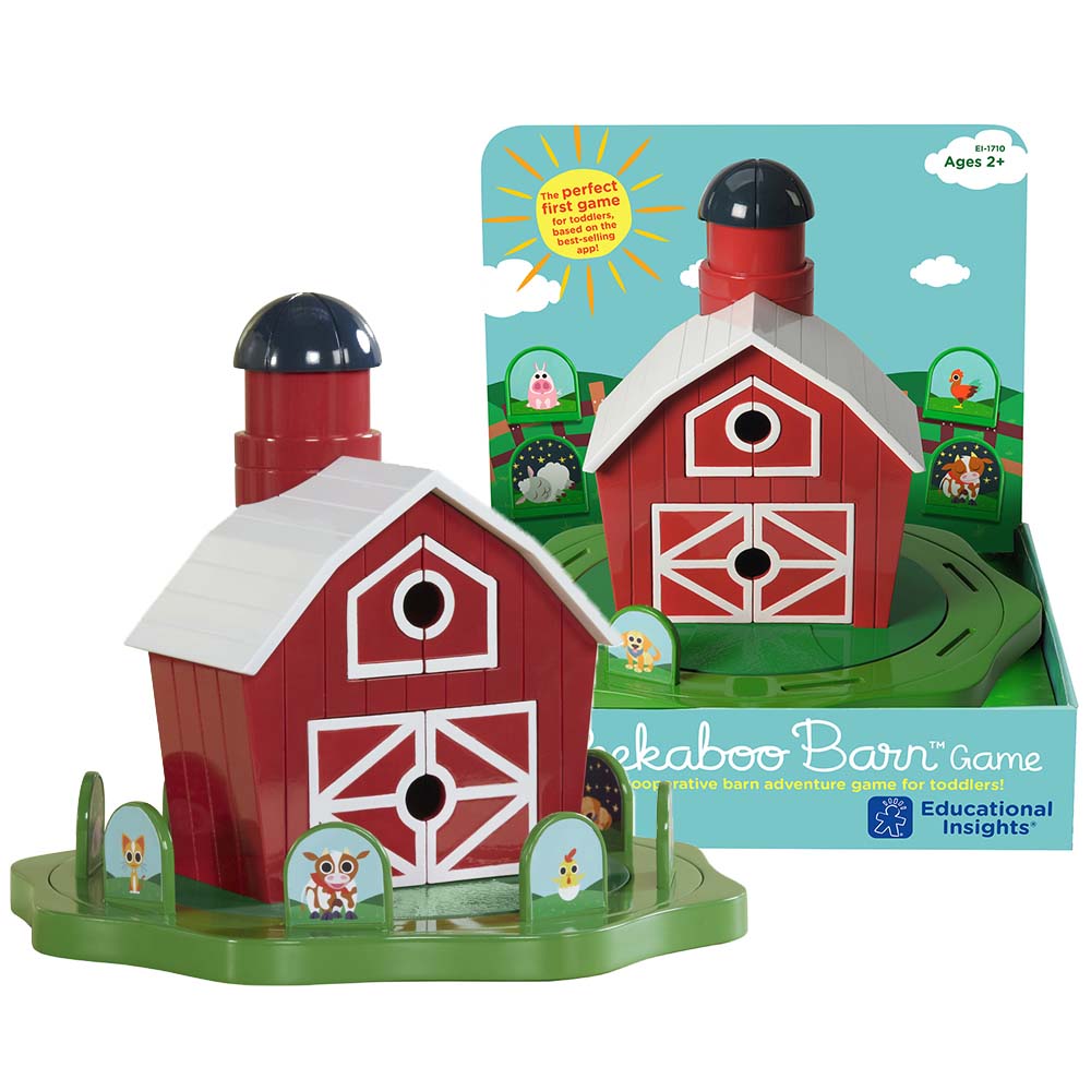 Educational Insights - Peekaboo Barn Game - BrainPlay