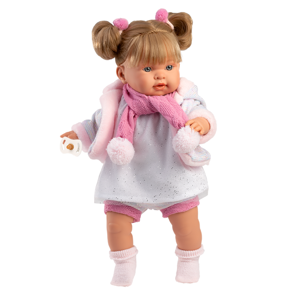 Llorens - Baby Girl Doll with Crying Mechanism & Clothing: Alexandra ...