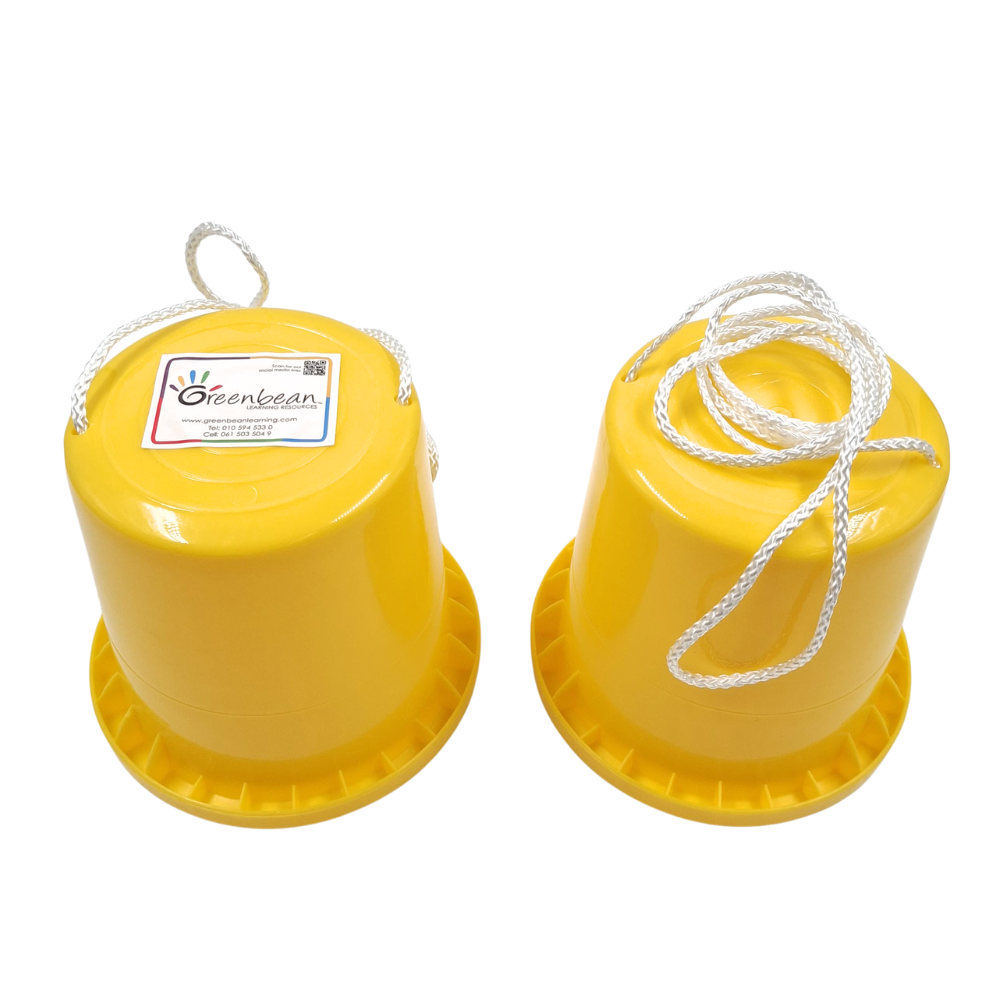 Greenbean - Bucket Balance Stilts - Yellow - BrainPlay