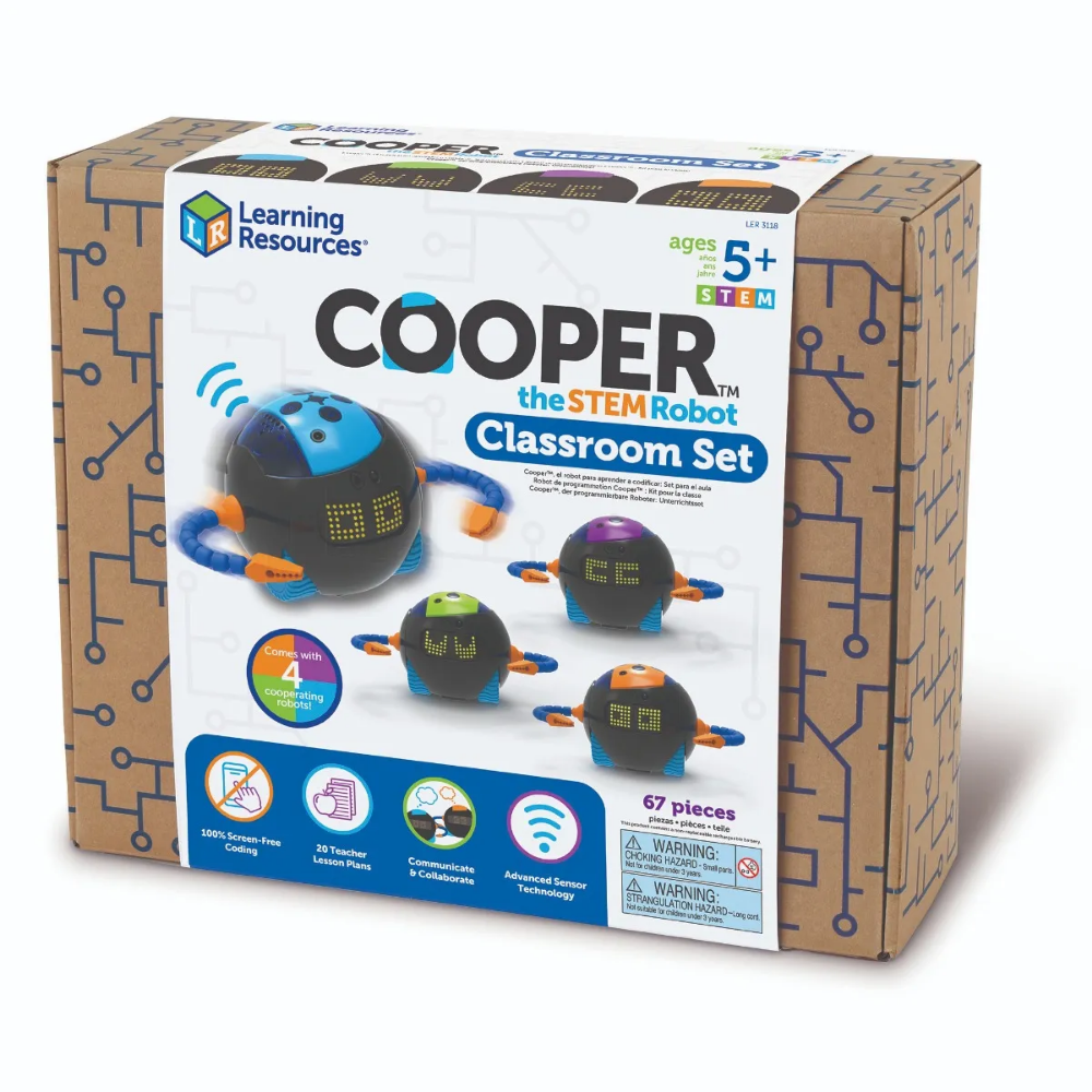 Cooper The STEM & Coding Robot Classroom - BrainPlay