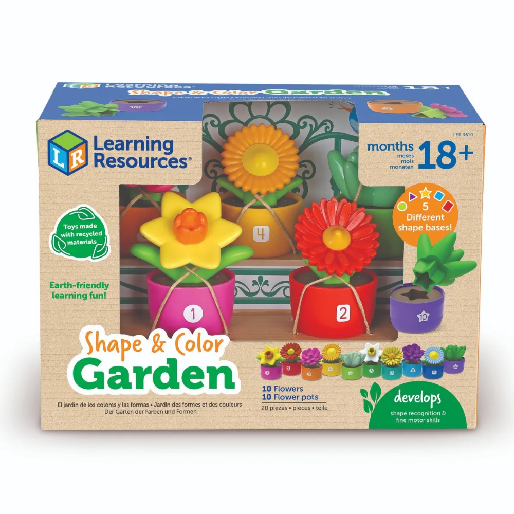 Learning Resources - Shape & Colour Garden - BrainPlay