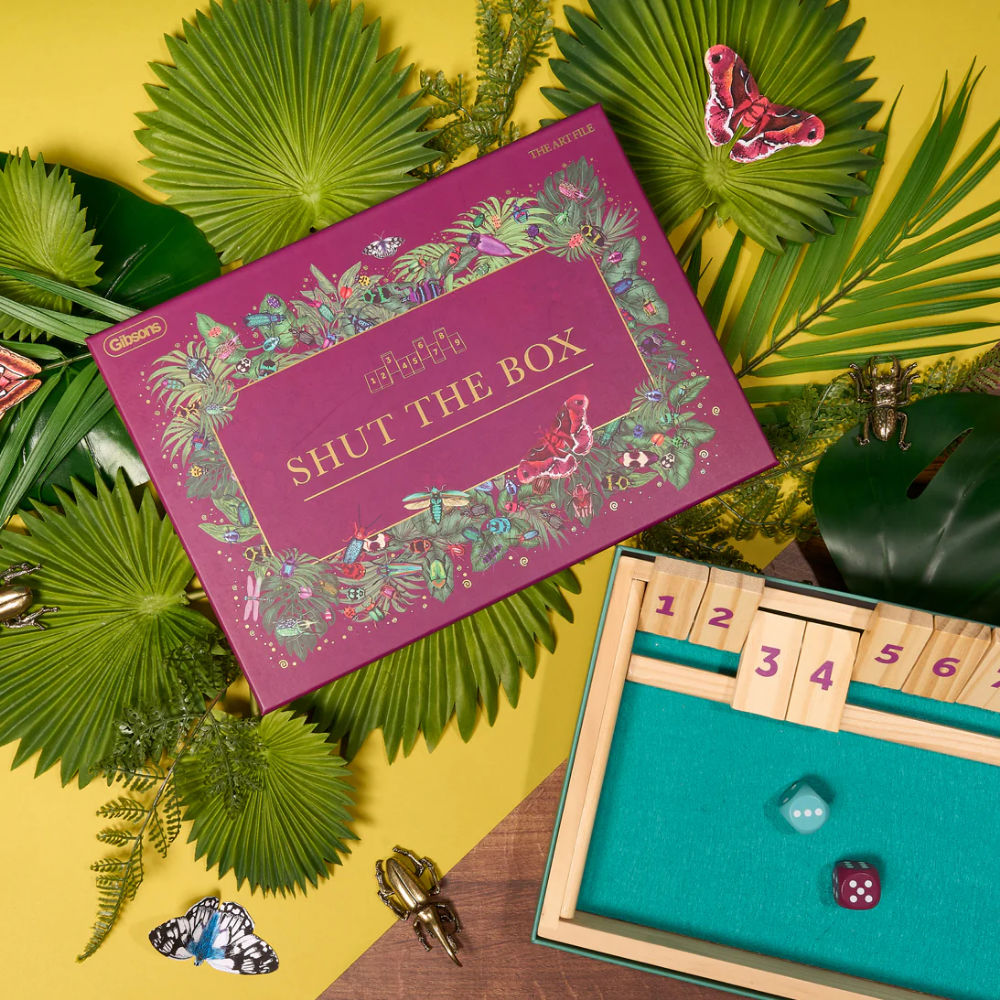 The Art File: Shut the Box Family Board Game - BrainPlay
