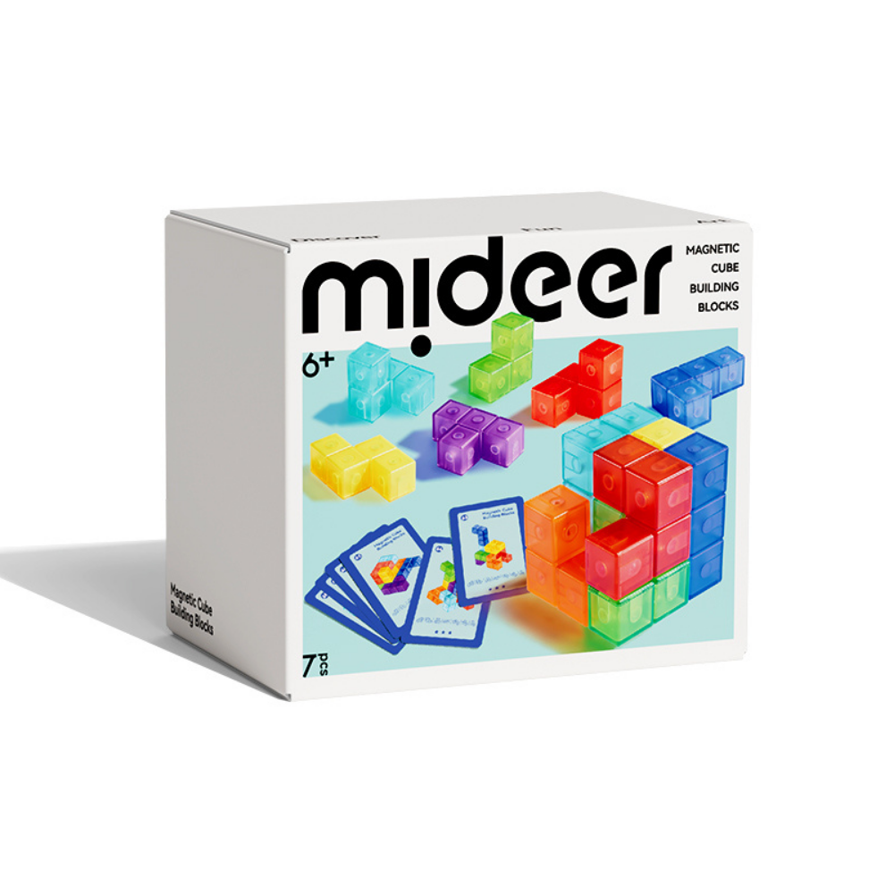 Magnetic Cube Building Blocks - Kids Geometry Game - BrainPlay