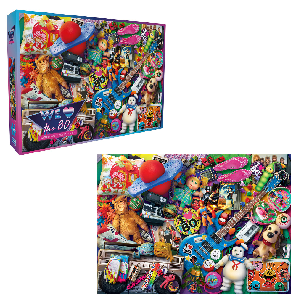 We Love the 80s - Jigsaw Puzzle - 1000pcs - BrainPlay