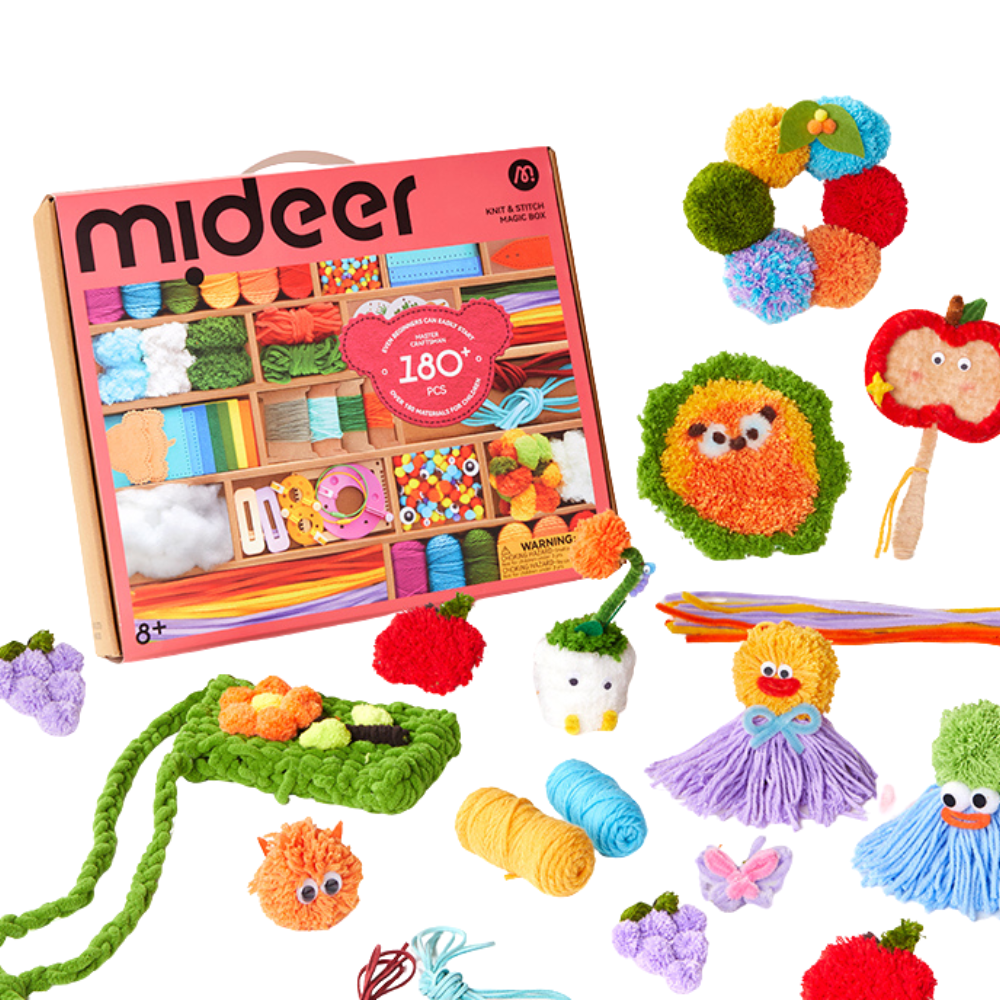 Arts & Crafts Box for Kids - DIY Craft Kit - BrainPlay