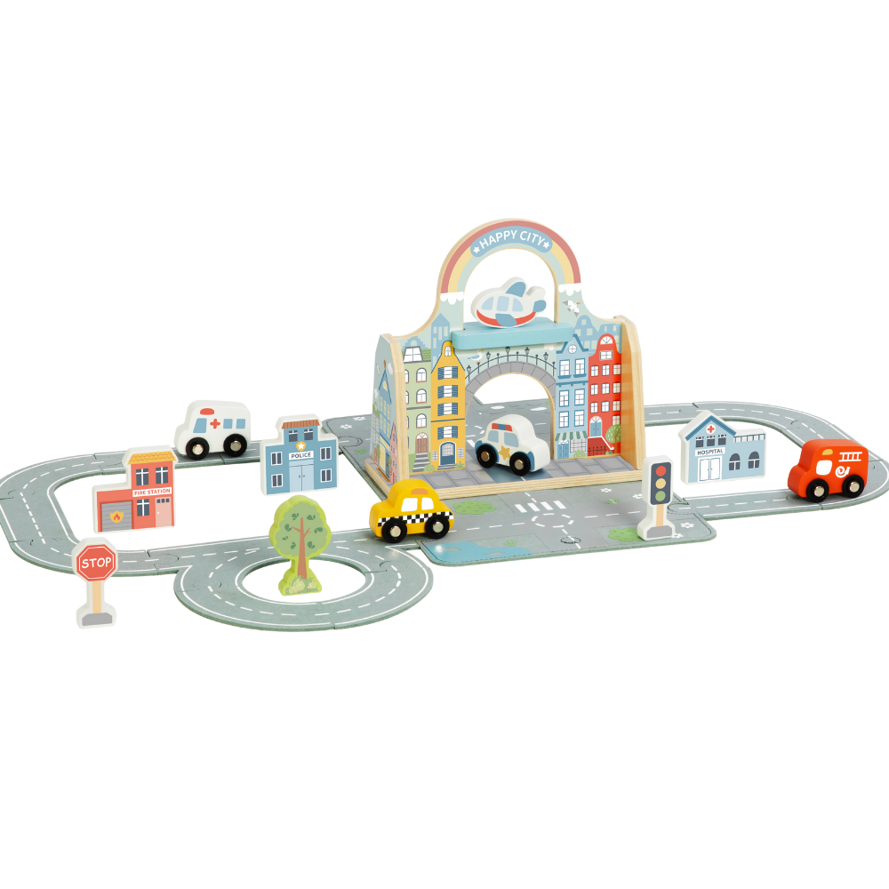 Pretend Play Story Box: City Toy Set - BrainPlay